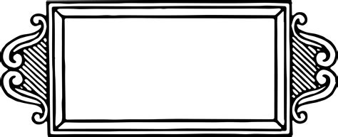 Vintage Frame Border Clip Art 612x612
