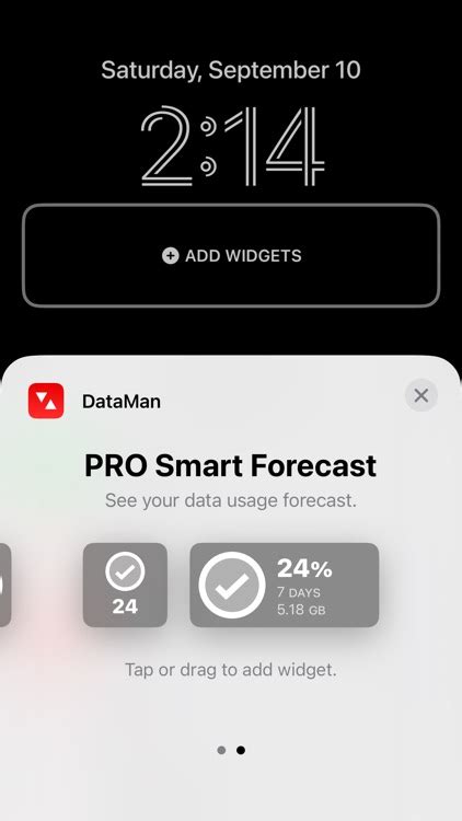 Dataman Data Usage Widget By Johnny Ixe
