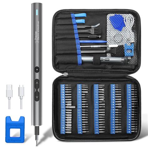 120 In 1 Precision Electronics Screwdriver Set Rechargeable Kunkune