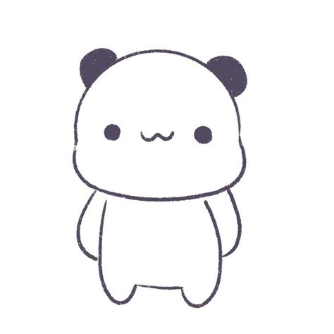 How To Draw A Cute Kawaii Panda Draw Cartoon Style