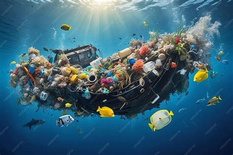 Déchets Plastiques Et Déchets Sous Marins Dans Locéan Pollution De L