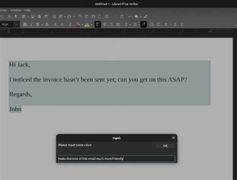 Localwriter An Optional Libreoffice Writer Extension For Local