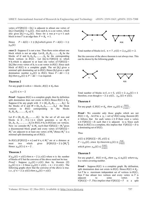Split Block Domination In Graphs Pdf Physics Science