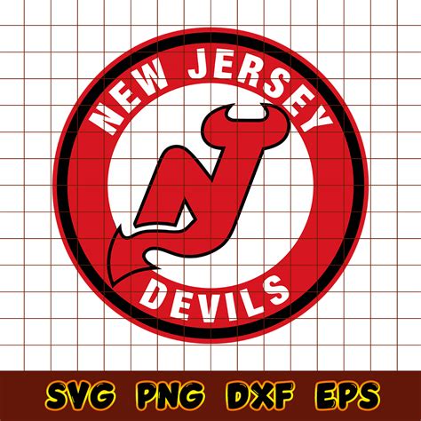 New Jersey Devils Circle Logo Svg New Jersey Devils Svg Nh Inspire