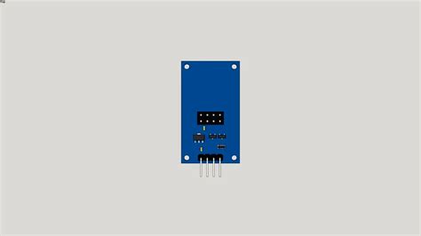 esp 01 adapter module 3 3v~5v 3d model