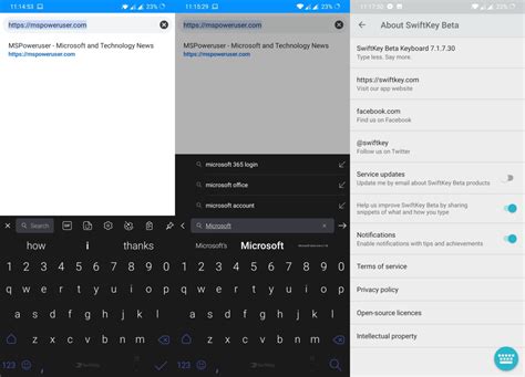 SwiftKey Finally Adds An Option To Search On Bing Directly From The Keyboard