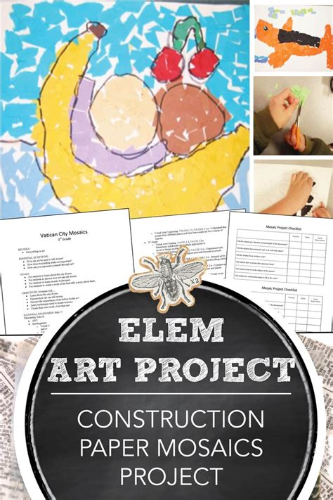 Elementary Art Project Art History Lesson Paper Mosaics Art Activity