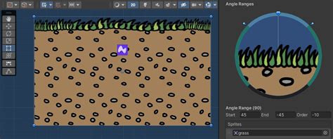 why are my sprites stretched when applied to an angle range on a closed