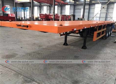 China 40ft 50tons Container Loading Flatbed Trailer Manufacturers Suppliers Factory Good