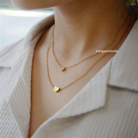 Dây Chuyền Layer Tim Winnie Accessories