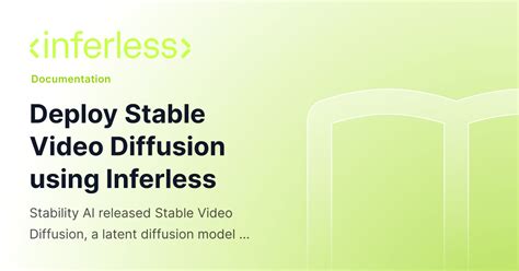 Deploy Stable Video Diffusion using Inferless - Inferless