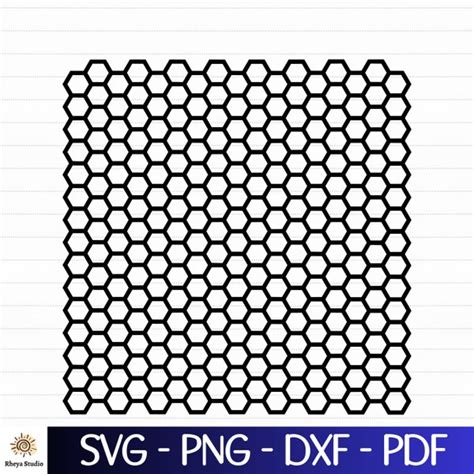 Honeycomb Pattern Svg Etsy