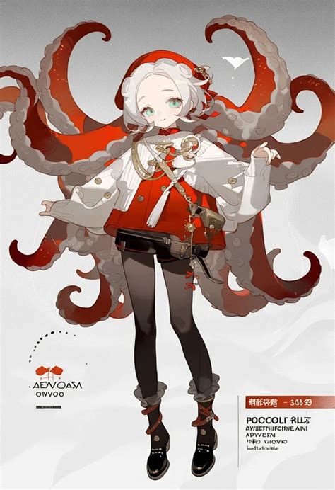 章鱼娘 Oc 服设 Ootd2糯米贩售姬来自小红书网页版 花瓣网