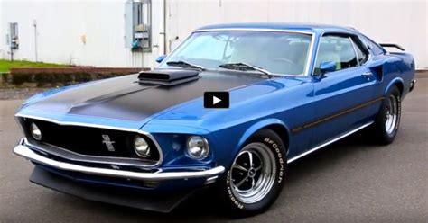 Super Clean 69 Mustang Mach 1 In Acapulco Blue Mustang 69 Mustang