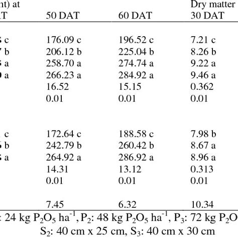 Pdf Effect Of Phosphorus And Plant Spacing On The Growth And Yield Of Lettuce