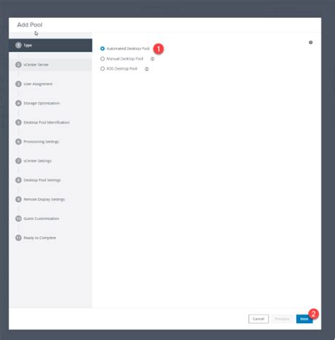 how to vmware horizon automated full clone provisioning vmware