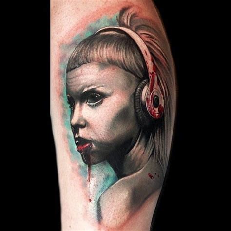 Die Antwoord Ninja Face Tattoo