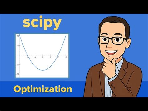 Optimization Scipyoptimize Scipy V010 Reference