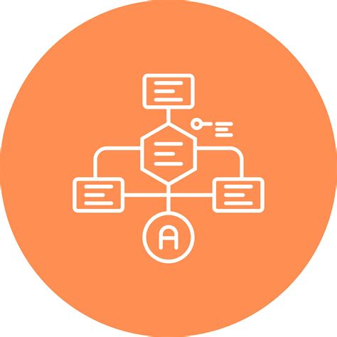 Flowchart Line Color Circle Icon 36972431 Vector Art At Vecteezy