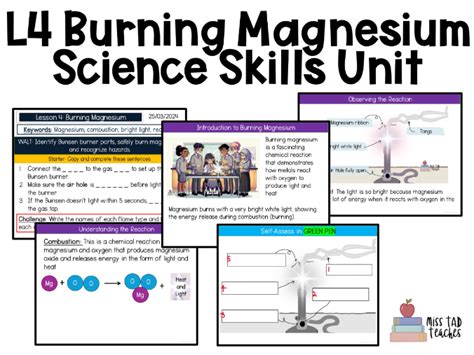 lesson 4 burning magnesium part of the comprehensive science skills