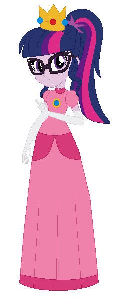 Sci Twi In Princess Peachs Outfit By Noahishere18 On Deviantart