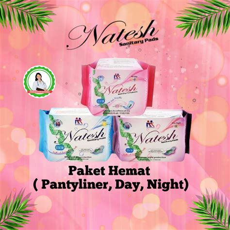 Jual Natesh Pembalut Promo Paket Hemat Natesh Pantyliner Natesh Day