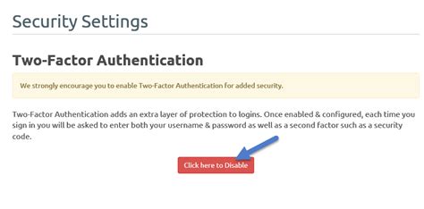 How Do I Disable Two Factor Authentication For My Login Pac Web Hosting Green Website