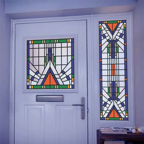 Sample Of Olivia Stained Glass Window Film