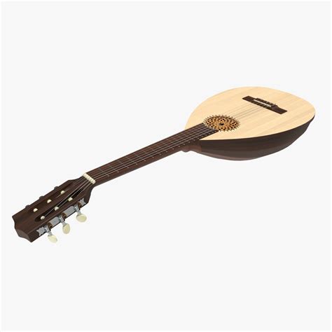Lute String Instrument 3d Model Download Musical Instruments On