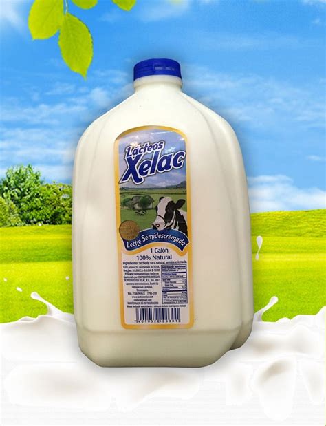 7401052900301 Xelac Leche Semidescremada 1gal