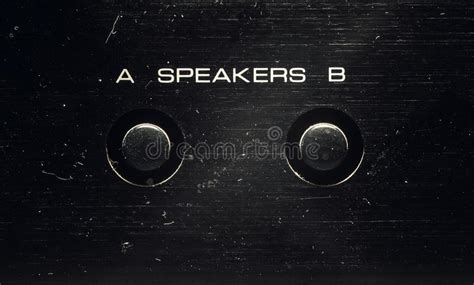 Speakers Control On An Old Amp Stock Image Image Of Amplifier Conceptual 61351087