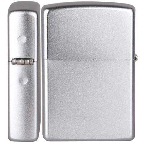 Зажигалка Zippo 205 Reg Satin Chrome купить в интернет магазине: цена ...