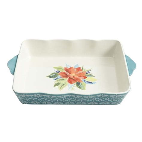 Rectangular Ceramic Bakeware Set Multiple Patterns 2 Piece