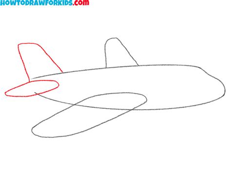 Airplane Simple Drawing Side View Olxparadise