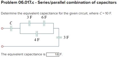 Solved Problem C Series Parallel Combination Of Chegg