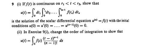 9 I If F T Is Continuous On R1 Chegg Com