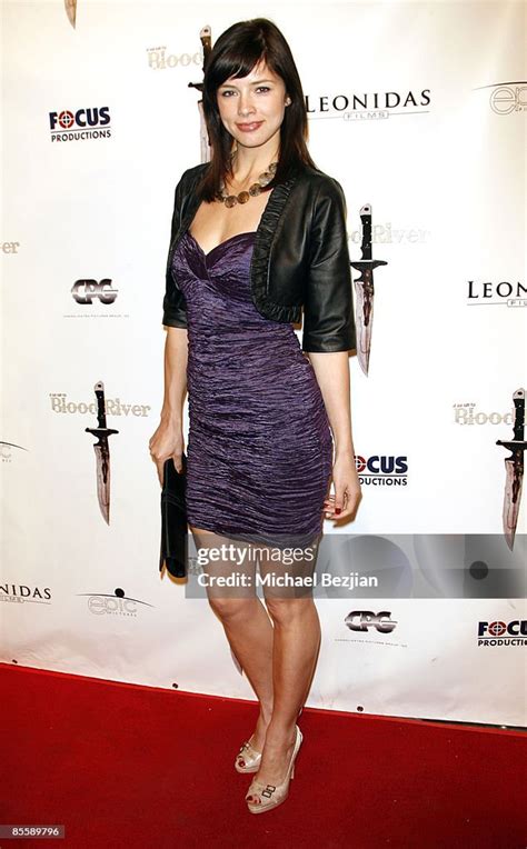 Actress Maria Zyrianova Arrives At The Los Angeles Premiere Of Blood