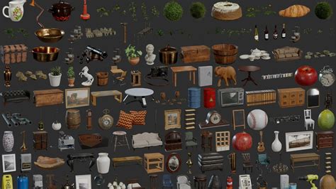 Poly Haven Asset Browser Blender Market