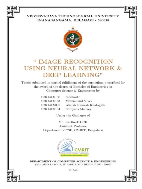 image recognition using neural network and deep learning pdf