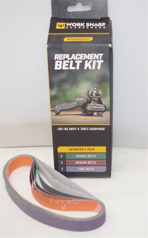 Work Sharp Wssa0002012 Knife And Tool Sharpener Replacement Belt Kit