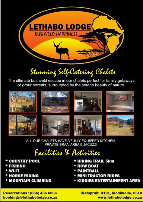 Lethabo Lodge Waterberg Online