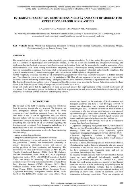 Pdf Integrated Use Of Gis Remote Sensing Data And A Set Of Models