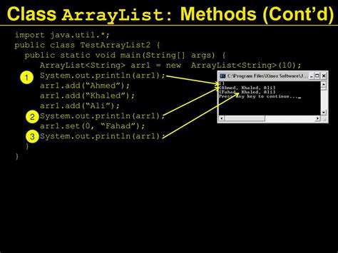 PPT Using ArrayList PowerPoint Presentation Free Download ID