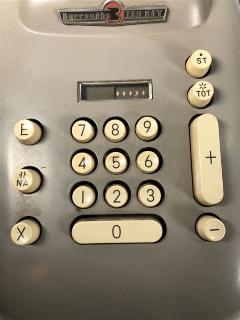 North East Ohio Auctions Burroughs Ten Key Adding Machine