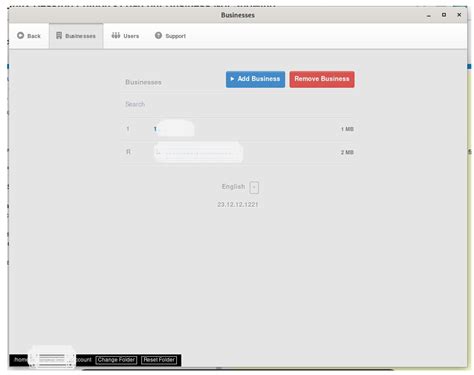 Linux Desktop Edition Load But Business Not Showing Manager Forum