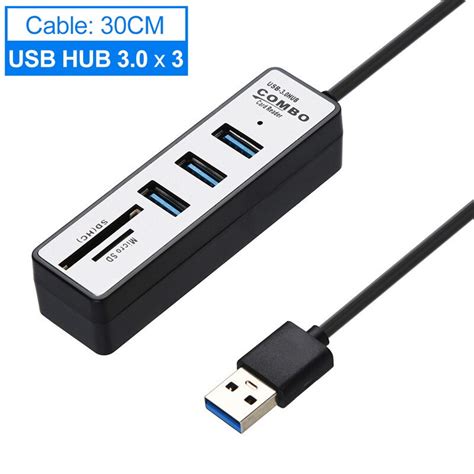 Usb Hub 3 6 Poort Expander Usb 2 0 3 0 Hub Multi U Grandado