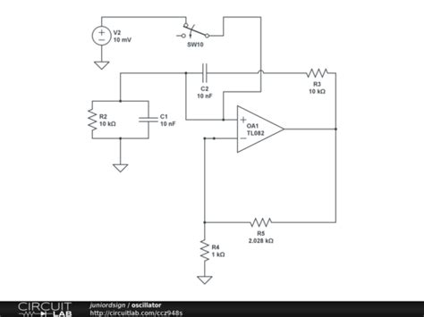 Oscillator Circuitlab