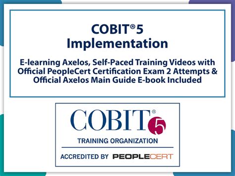 Cobit 5 Implementation Discounted Official Peoplecert Certification Exam