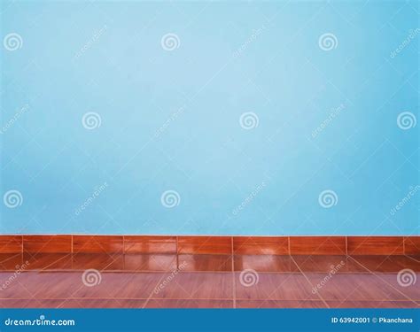 Light Blue Wall And Floor Tiles Stock Image Image Of Material Wood