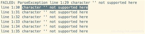 hive 解决character not supported here 腾讯云开发者社区 腾讯云